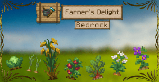Farmer’s Delight Bedrock Addon (1.21) - Minecraft PE Mods
