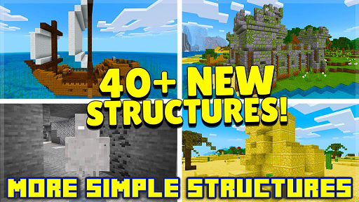 More Simple Structures Addon (1.21) - MCPE/Bedrock Mods