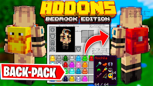 Multi Backpack Addon (1.21) - MCPE/Bedrock Mods | ModCombo.net
