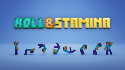 Roll & Stamina Addon (1.21) - Minecraft PE/Bedrock Mods
