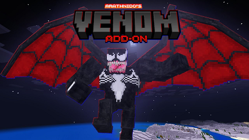 Venom Addon (1.21, 1.20) – MCPE/Bedrock Mods by ModCombo.net